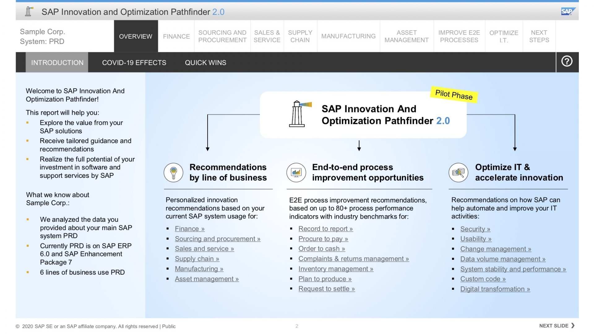 SAP Pathfinder – Innovationen auf dem Silbertablett - Deployed