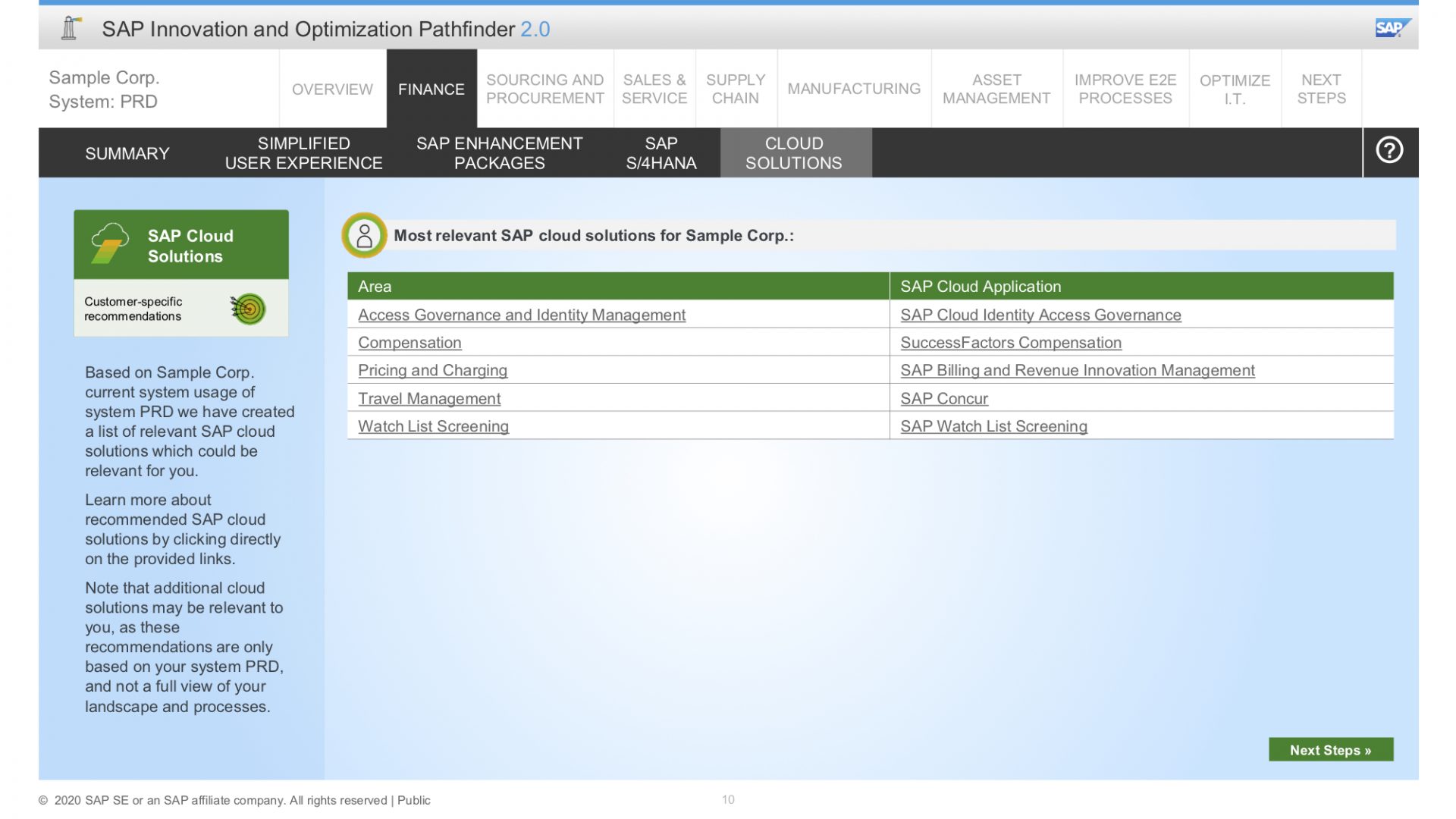 SAP Pathfinder – Innovationen auf dem Silbertablett - Deployed